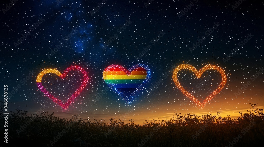 Intersex LGBT community LGBT Symbols in the Stars Constellations ...