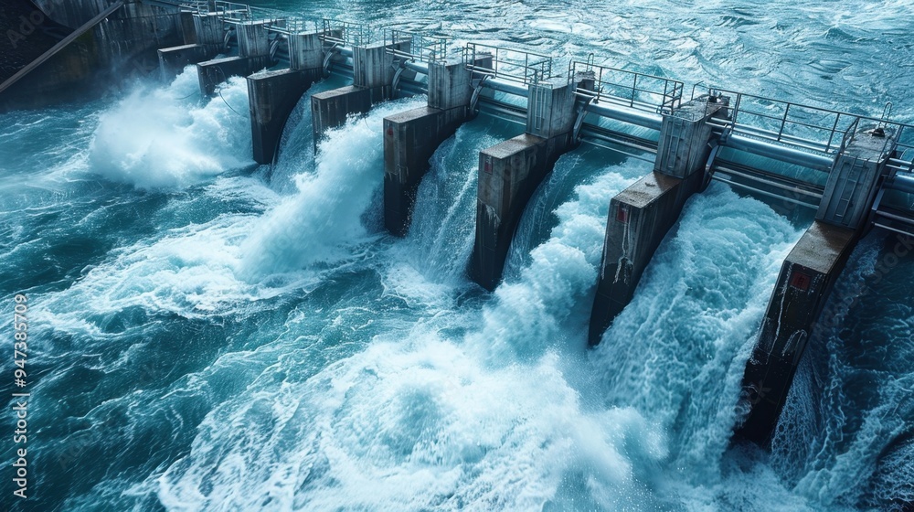 Hydropower: This renewable energy, harnessed from moving water in ...