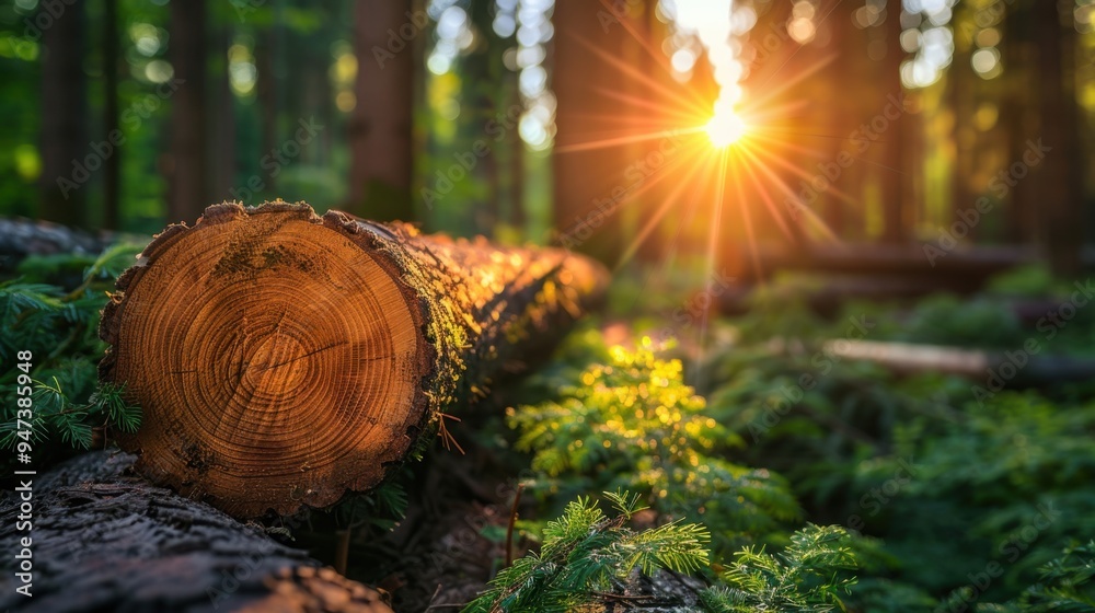 Timber: Timber, harvested from forests, plays a role in construction ...