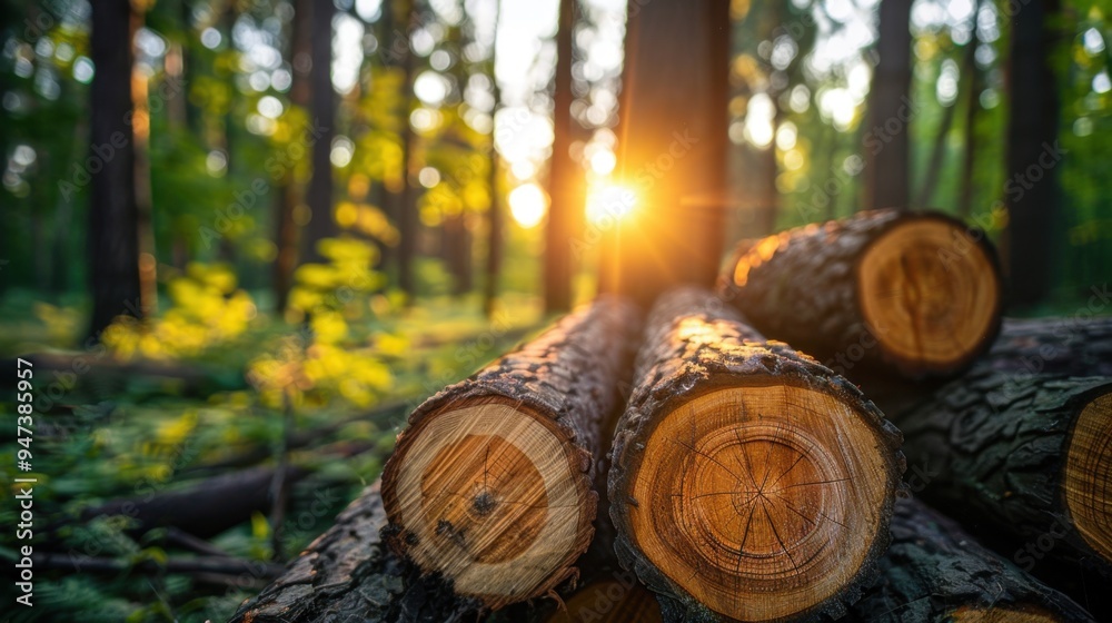 Timber: Harvested from forests, timber is used in construction ...