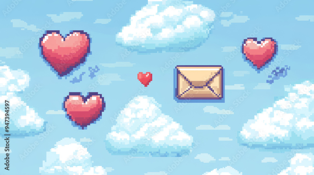 8-bit pixel art speech bubbles and message dialog boxes, vector icons ...