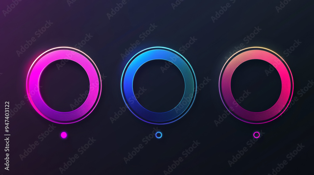 Progress indicators, including load or download and upload icons for ...