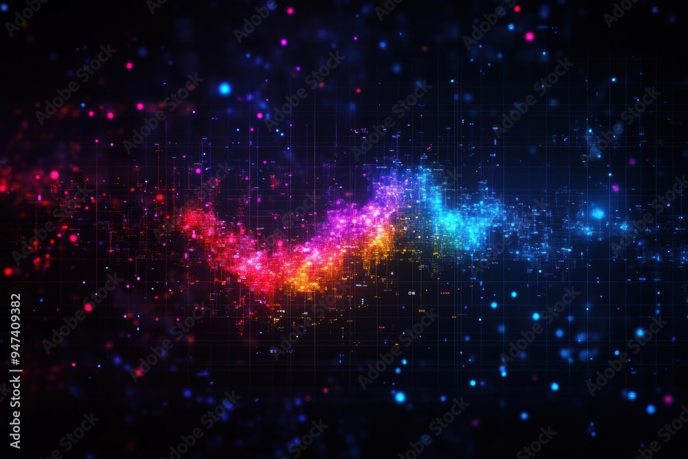 heatmap featuring gradient axes and detailed grid lines, designed to ...