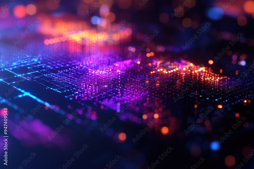heatmap featuring gradient axes and detailed grid lines, designed to ...