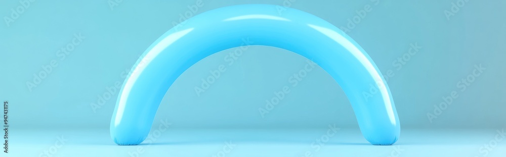 Inflatable arch in 3D rendering Advertising arch template ideal for ...