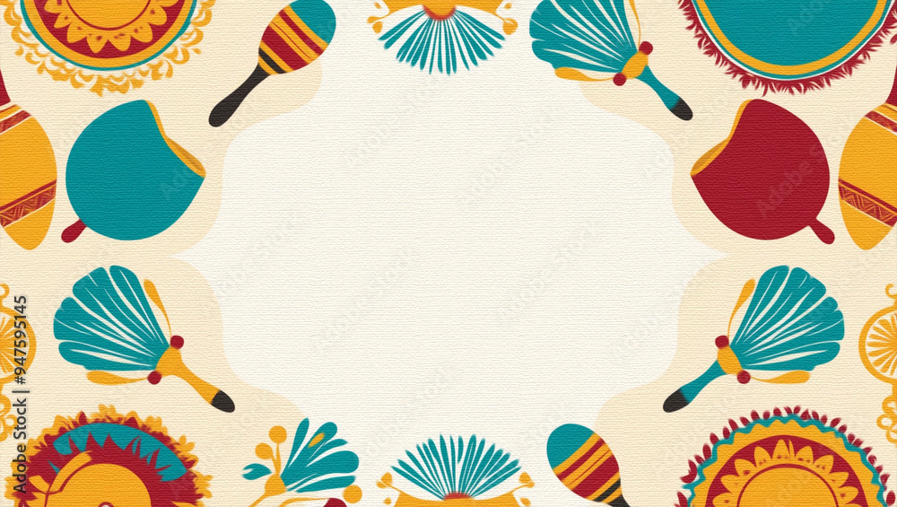 Vibrant Hispanic Heritage Month Illustration: Celebrating Cultural ...