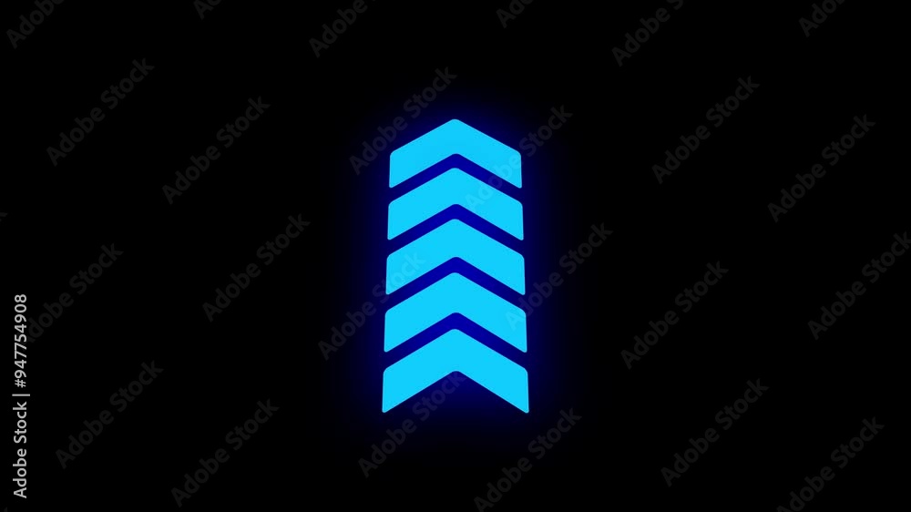 Animated arrows for the overlay video layer.arrow loading bar ...