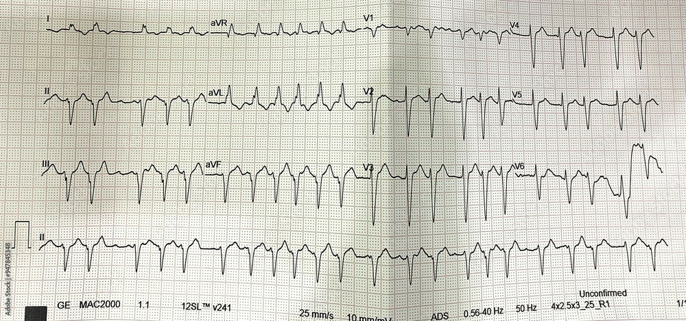 Atrial Fibrillation, AF is often described as having 'rapid ventricular ...