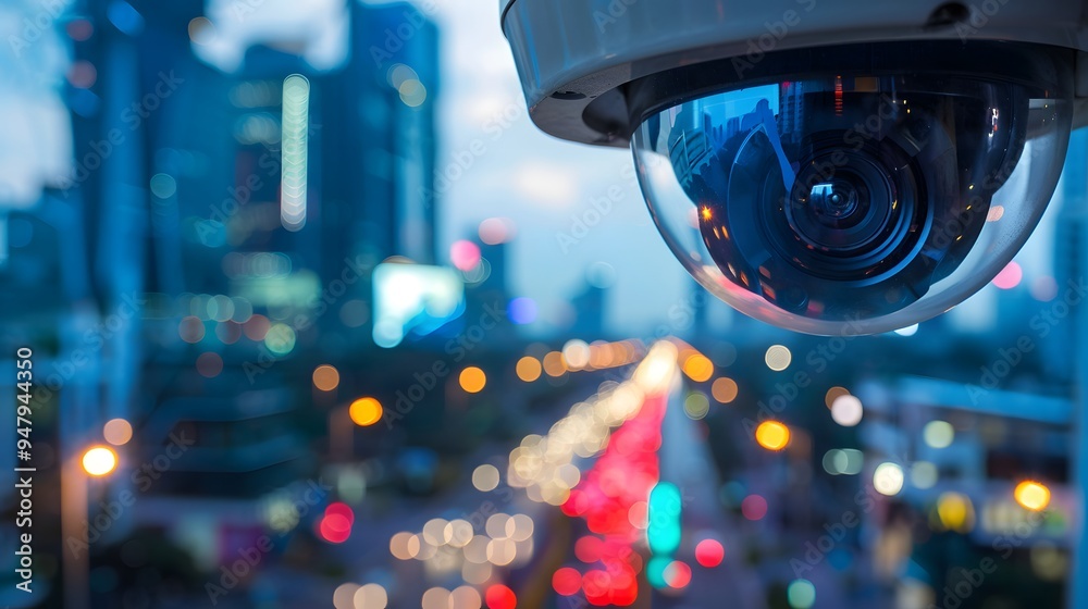 cctv city street security camera surveillance system for motion and ...