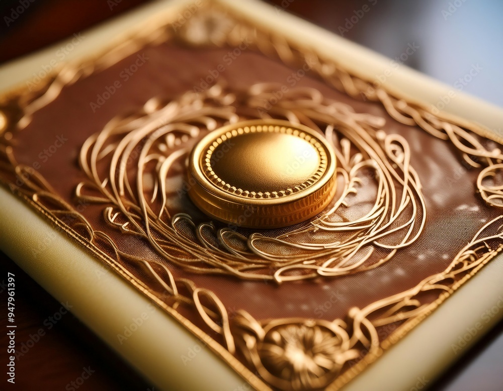 Certificate featuring ornate borders, a gold seal, and elegant ...