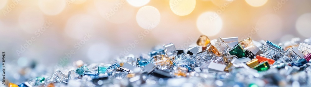 E-Waste Recycling Process, showcasing the meticulous sorting of ...