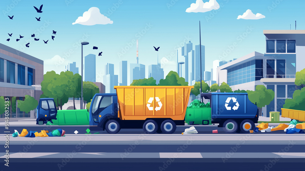 High-Tech AI-Driven Waste Management System Optimizing Recycling and ...