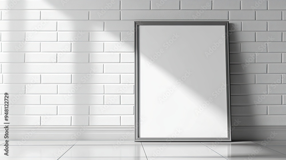 Ilustrace „30. A 3D frame with realistic depth and shadows, the modern ...