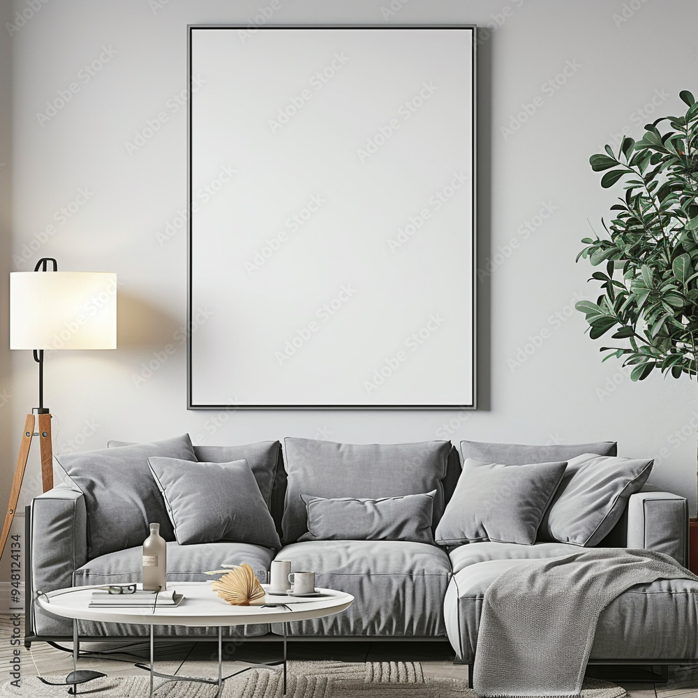 picture identity minimal couch living sofa canvas furniture minimalist ...