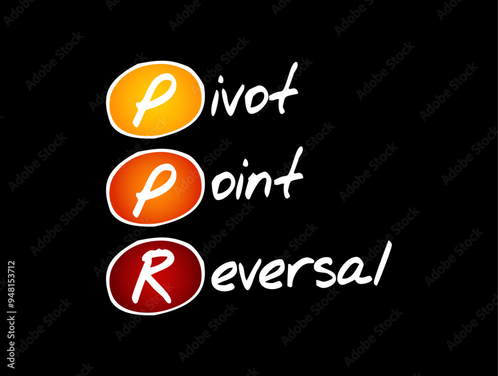 PPR - Pivot Point Reversal acronym, business concept background Stock ...