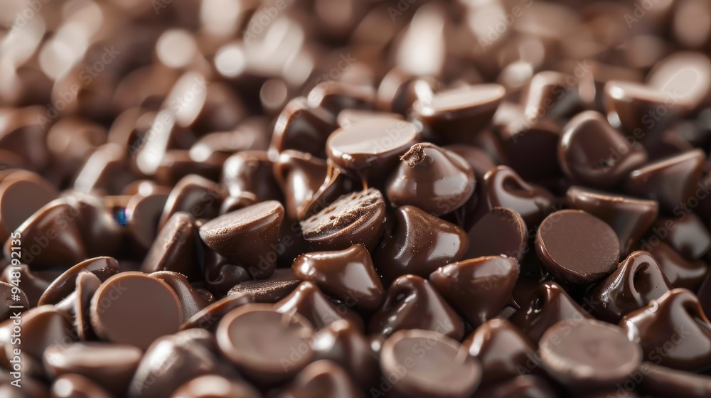 rich texture of chocolate chips as they melt into a creamy filling ...