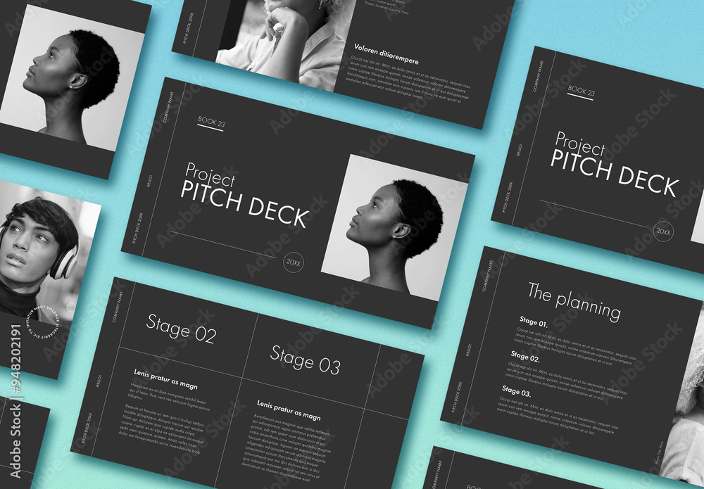 Interactive Pitch Deck Stock Template | Adobe Stock