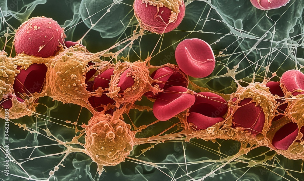 Fragmented RBCs, known as schistocytes, often suggest conditions like ...