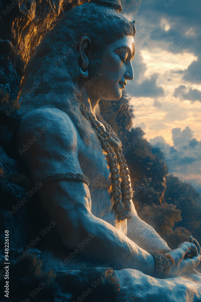 Cosmic Lord Shiva Hindu God Statue - Creative and Attractive Religious ...