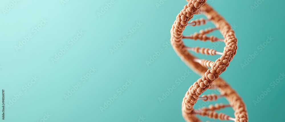 DNA Helix Structure, a detailed depiction of a double helix ...