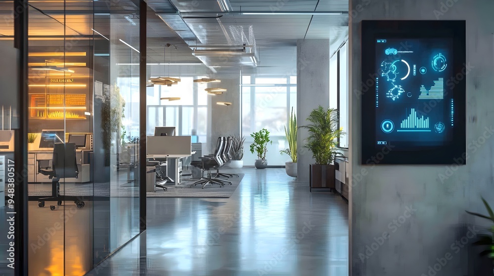 Photograph showcasing the advanced temperature control system of a ...