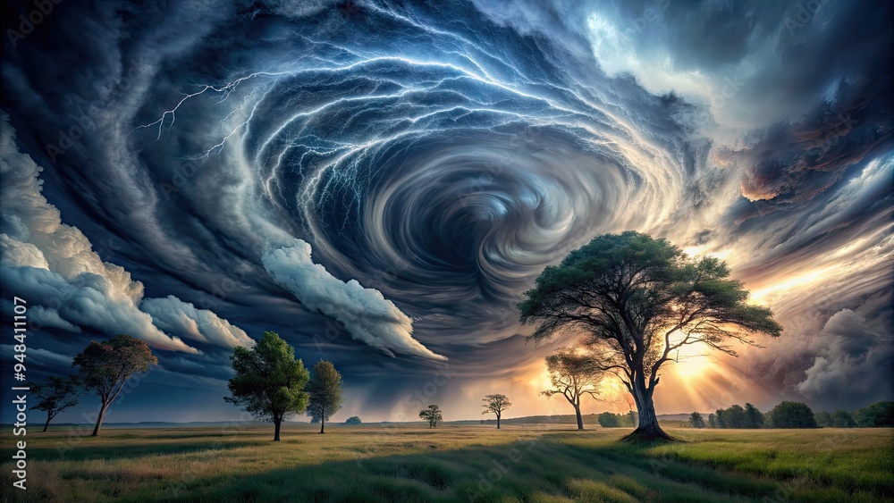 Darkness swirled as fierce gusts of wind whipped across the black ...