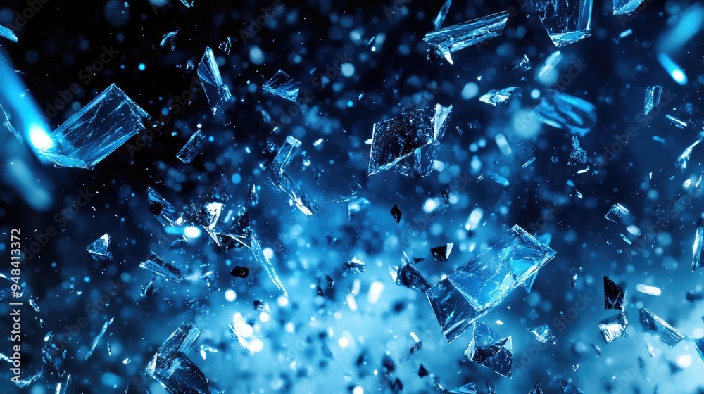 2D cartoon overlay texture featuring exploding particles dynamic motion ...