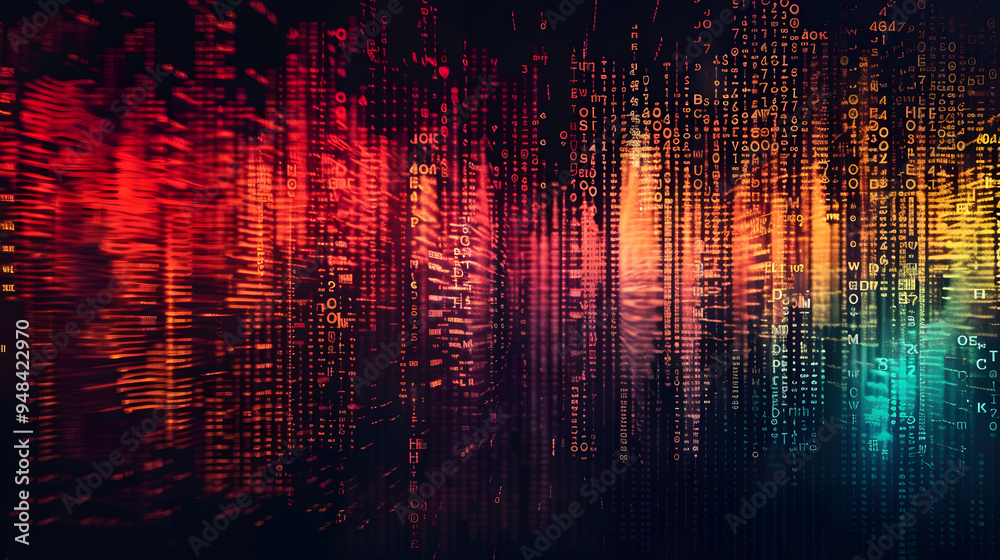 Vibrant Tag Cloud Visualization: Dynamic Display of Prominent and ...