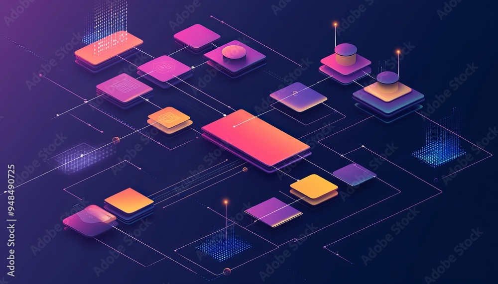 A process diagram in visualization represents the flow and sequence of ...