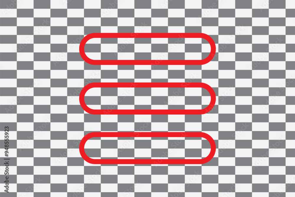 List bullets vector icon. Menu format flat sign design. Formatting ...