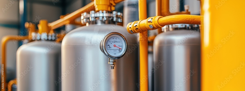 A factory where microorganisms are used in industrial fermentation ...