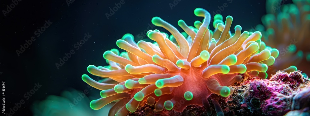 A symbiotic relationship between a coral polyp and its resident algae ...