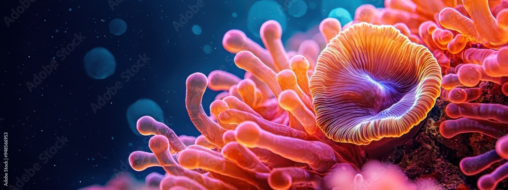 A symbiotic relationship between a coral polyp and its resident algae ...