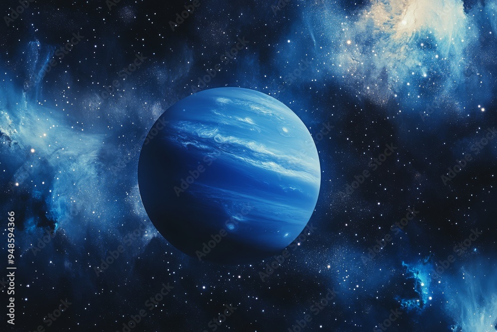 Explore the magnificent planet Neptune, which is the eighth planet from ...