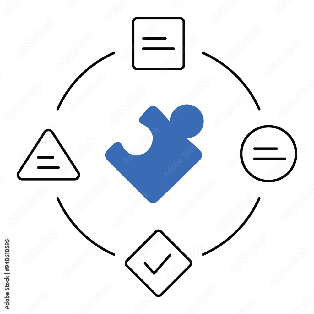 Problem Solving Icon Design. Represents Issue Resolution ...