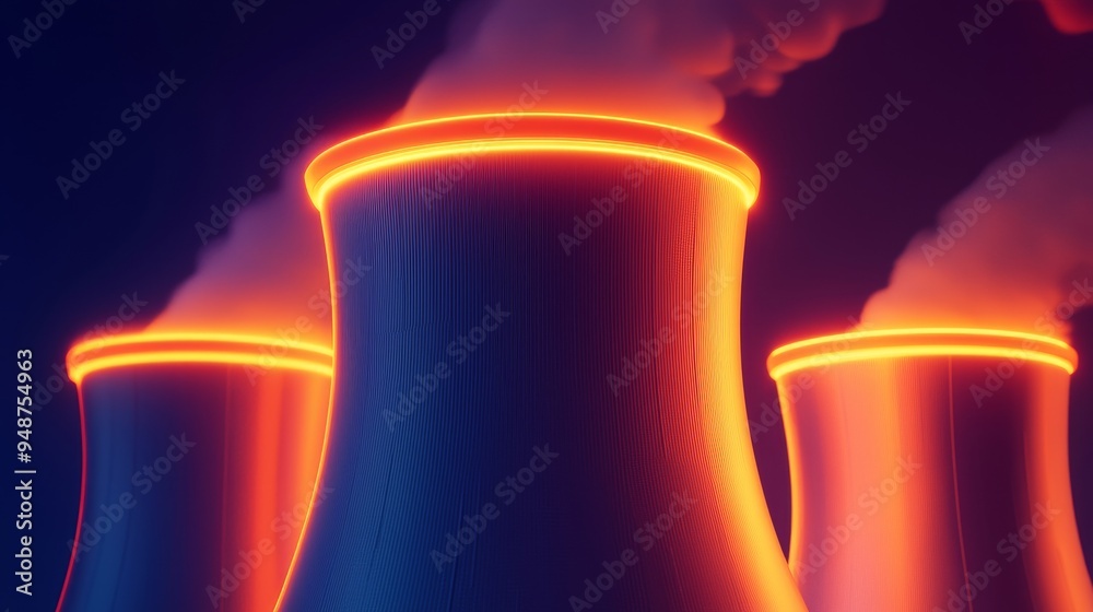 Detailed diagram of nuclear fission process generating energy ...