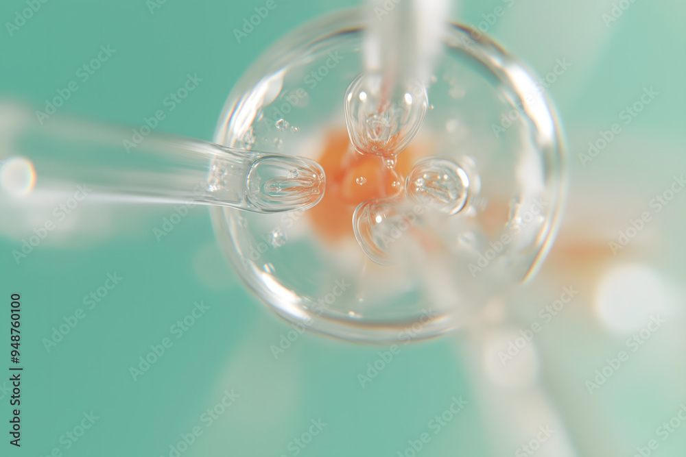 Visualizing Nuclear Fusion with Cyan Color Palette Stock Photo | Adobe ...