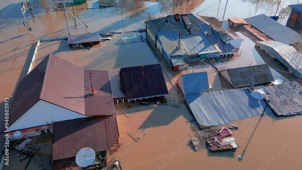 Global warming, floods on the planet.The apocalypse, catastrophes ...