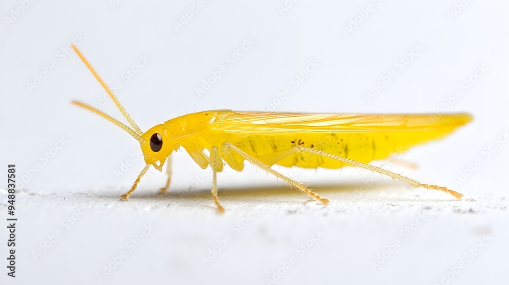 thrips insect on a pure white background. Thrips insect on a pure white ...
