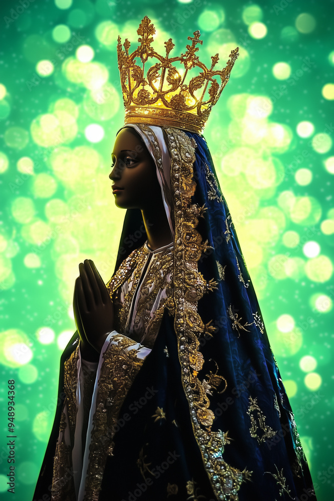 Foto de Brazilian Catholic icon, the Statue of Our Lady of Aparecida ...