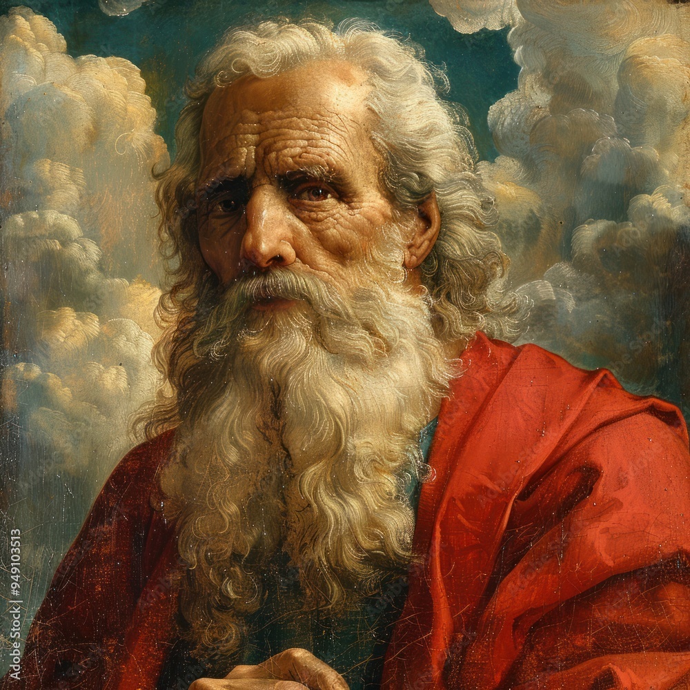 Sacred visualization: image of god embodying divine attributes and ...