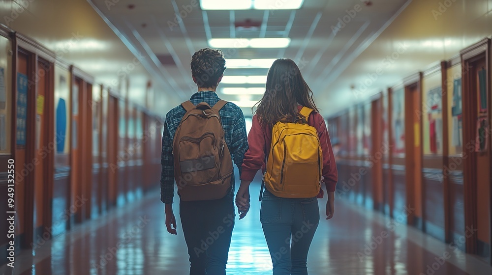 Urban crowd bustling through a bustling subway station, passengers ...
