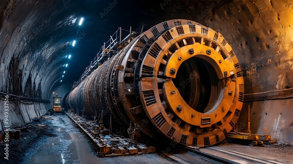 Advanced tunnel boring machines equipped with IoT sensors and ...