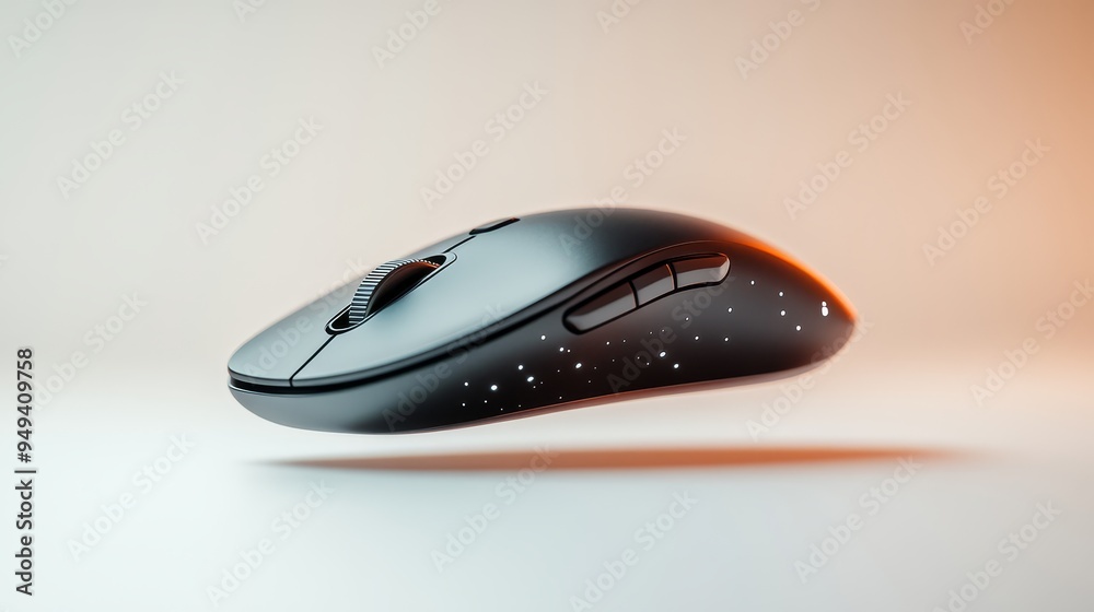 A floating computer mouse with a wireless dongle a 765 mouse, computer ...