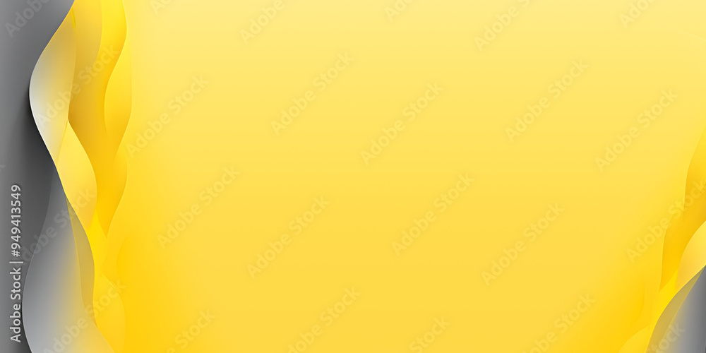 yellow and gray gradient background with soft, abstract wave patterns ...