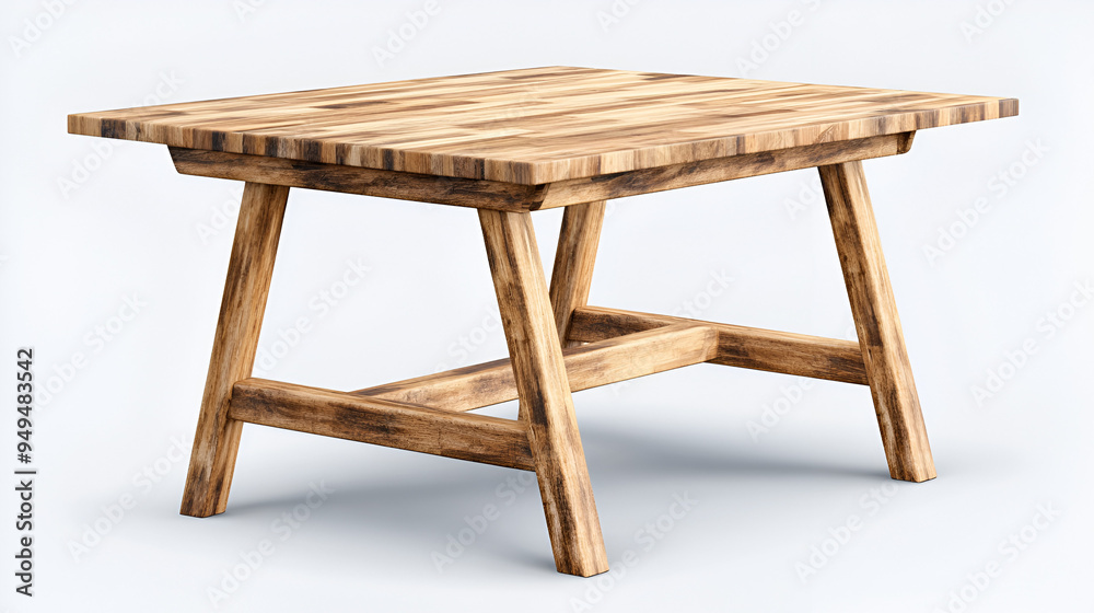 Wood table perspective view wooden surface of desk kitchen top made of ...