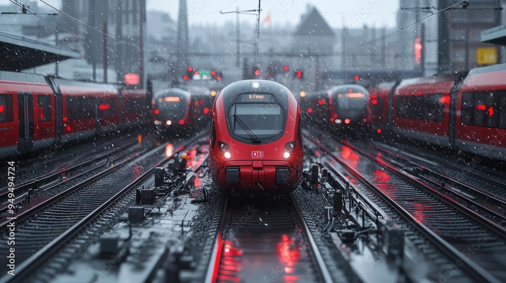 Seamless Integration: High Detail 32K Overlapping Images of Train ...