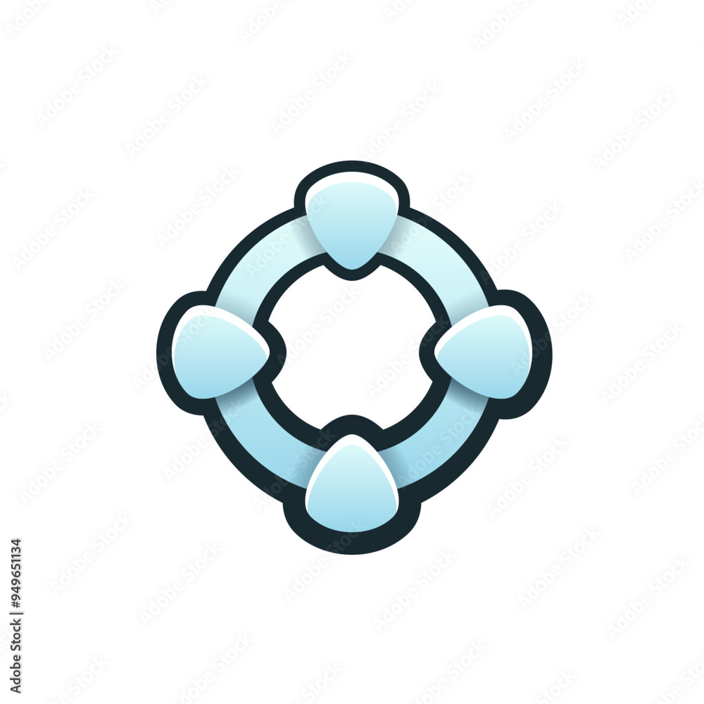 Isolated flat 3d crosshair icon for game, interface, sticker, app. The ...