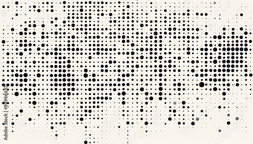 Repeating patterns of small, simple shapes like dots, crosses, or lines ...