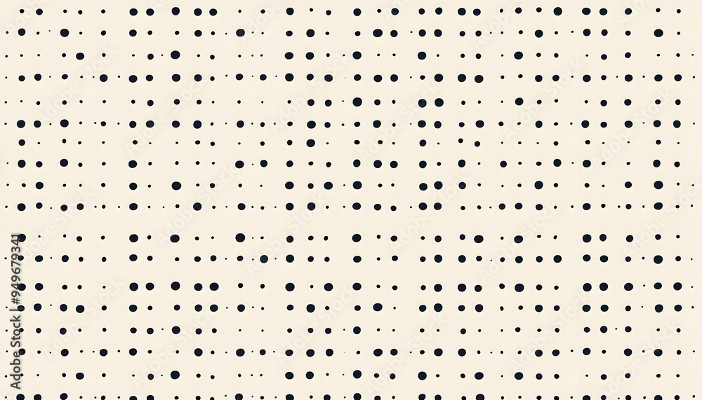 Repeating patterns of small, simple shapes like dots, crosses, or lines ...